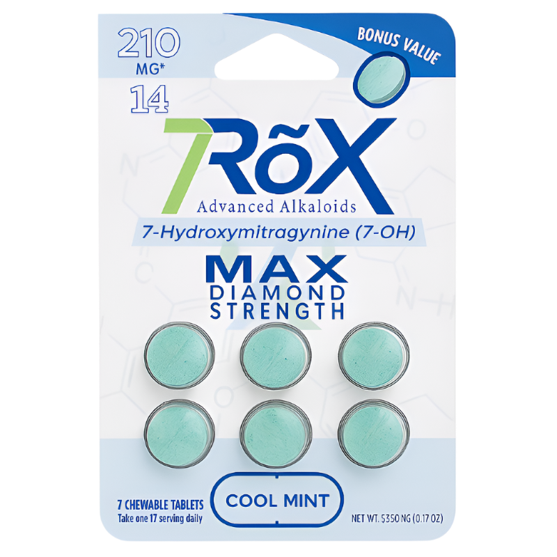 7Rox 7ct 7OH Cool Mint Tabs 30mg – Seven Tech