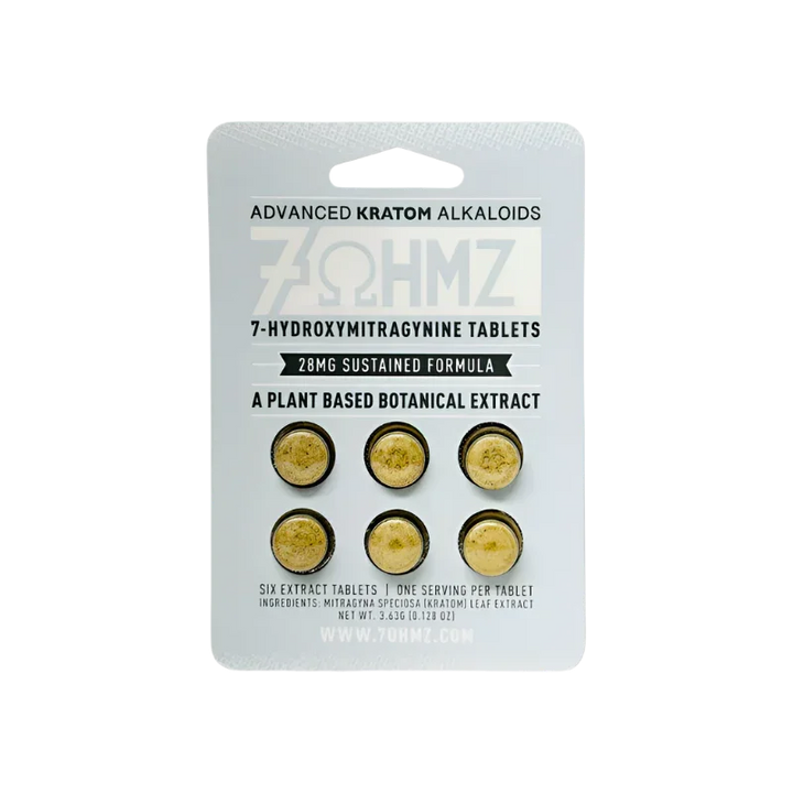 7-OHMZ Kratom Extract Tablets - Premium 7-Hydroxymitragynine Products ...