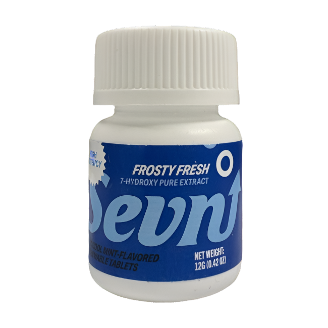 SEVN 20ct 7OH Tabs Frosty Fresh Cool Mint 40mg Per Tablet – Seven Tech