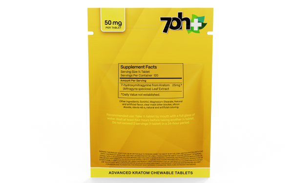 7OH Plus 7OH Flavored Chewable Tabs 50mg per Tablet – Seven Tech