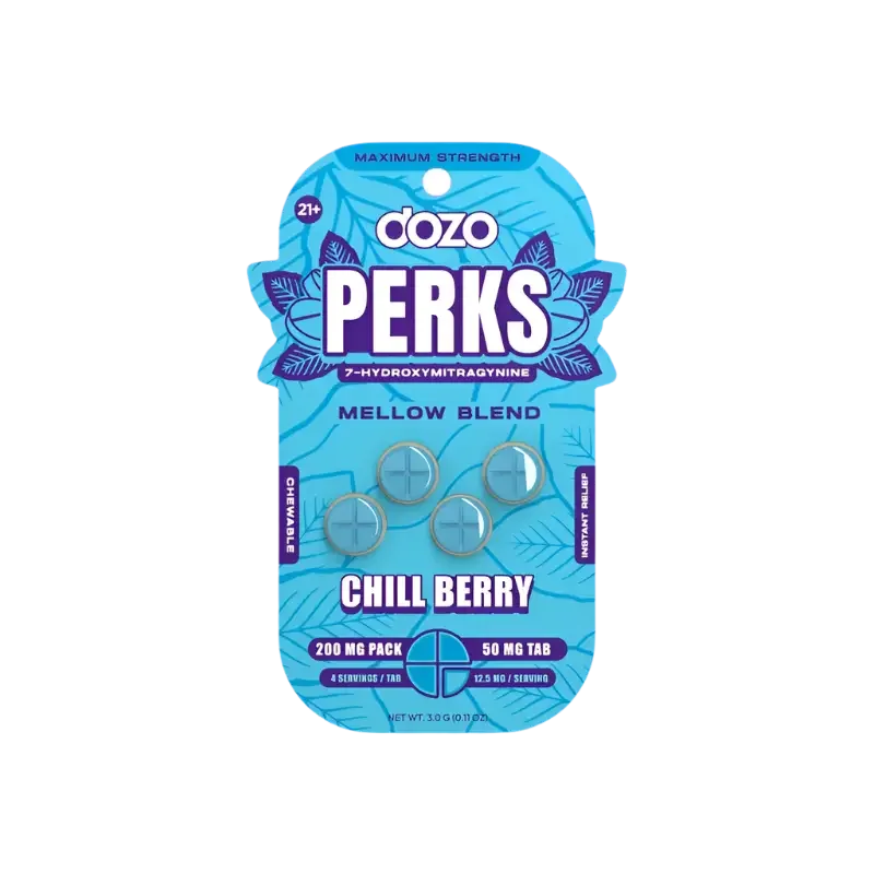 Dozo Perks Chill Berry 7-OH Party Blend Tablets