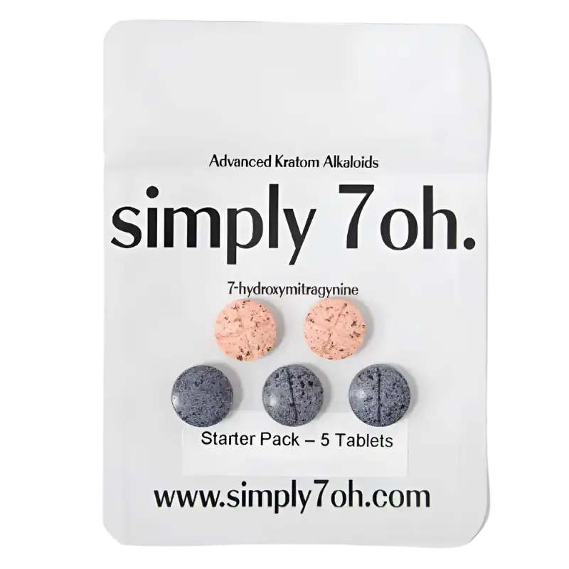 Simply 7oh Starter Pack Tabs for Kratom Relief – Seven Tech