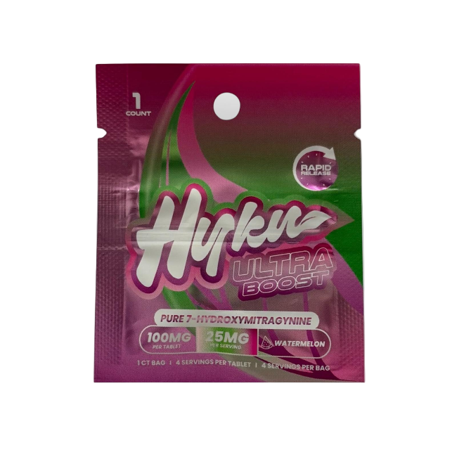 HYKU 1ct 7OH Chewable Tab Watermelon 100mg Per Tablets – Seven Tech