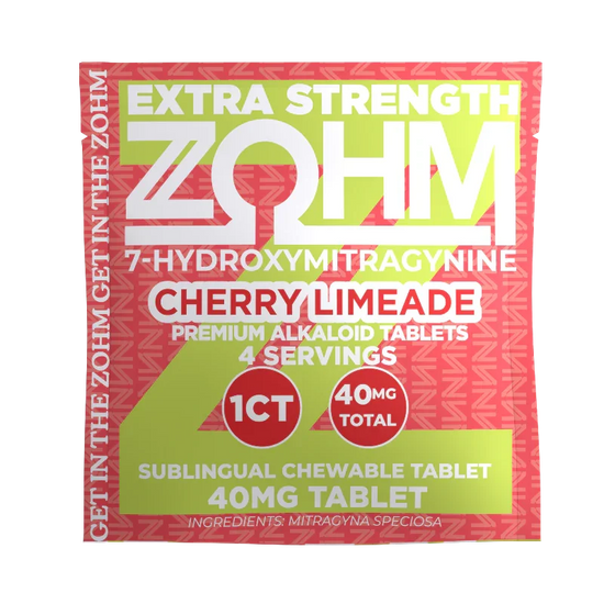 ZOHM 1ct 7OH Extra Strength Cherry Limeade 40mg per Tablet – Seven Tech